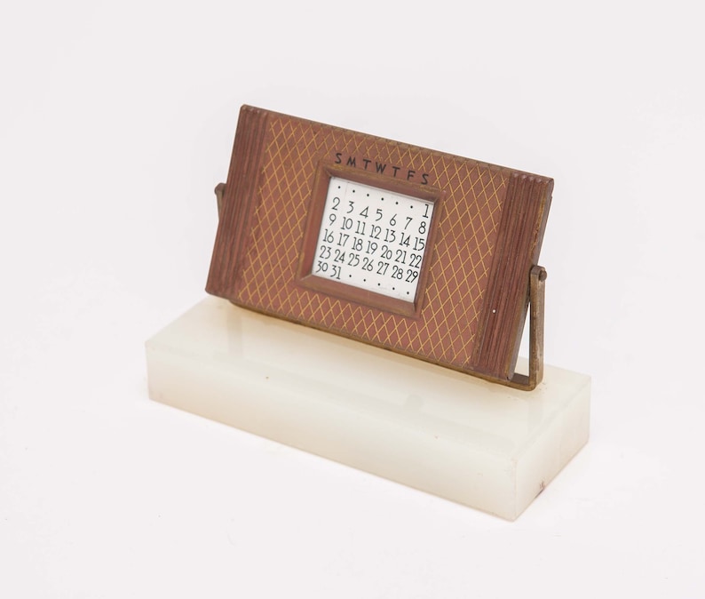 Vintage 1950's Automatic 50 Year Calendar Brass on - Etsy