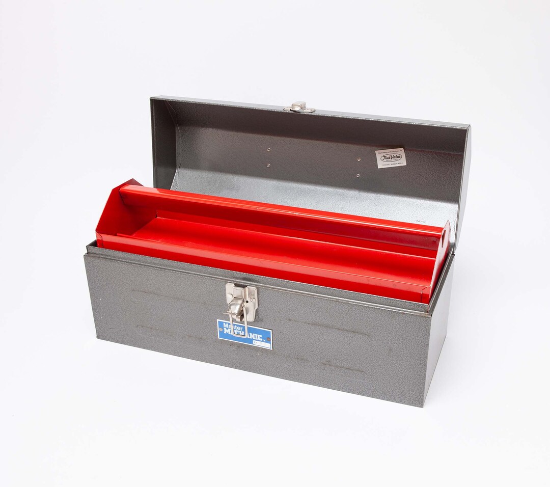 MASTER MECHANIC Tool Box - From True Value Hardware - 1970's - Heavy ...