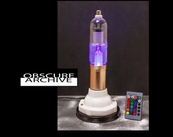 VACUUM TUBE Lamp - Very Large Tube With Custom Multi Color LED Lighting ...