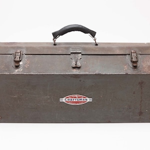 Vintage CRAFTSMAN Tool Box Early Logo 1940's Heavy All - Etsy