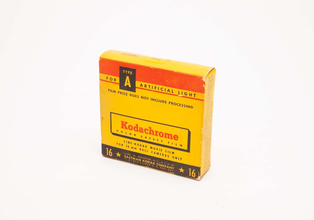 KODAK KODACHROME 16mm Movie Film Box - Still Sealed - From Feb 1959 - Etsy