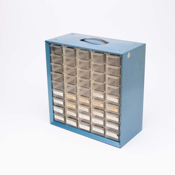 Metal Parts Storage Cabinet With Drawers - Etsy