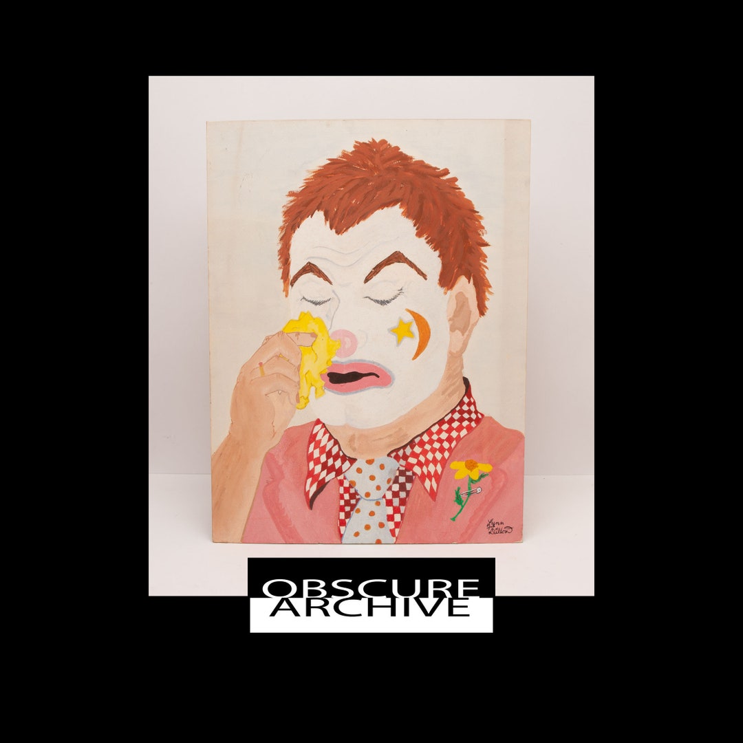 Crying Clown Painting - With Song by Peter Frampton on the Back ...