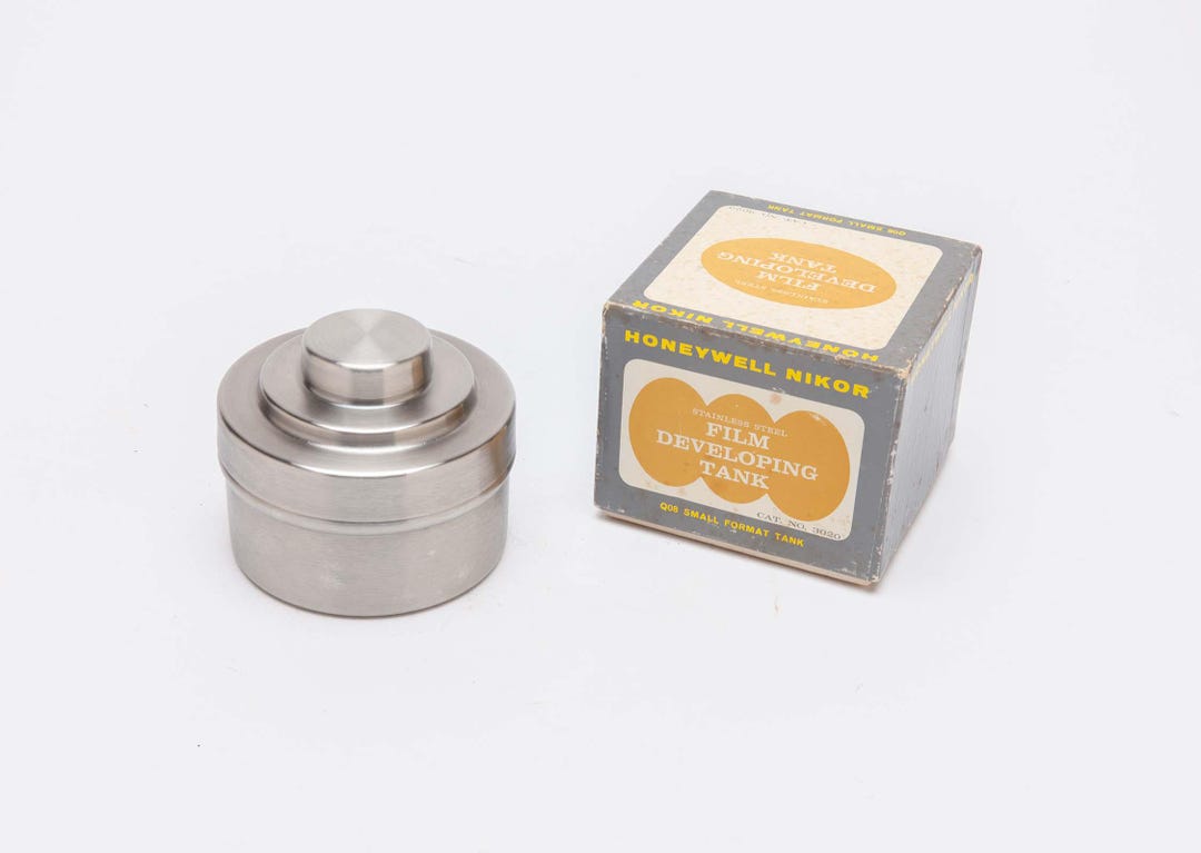 NIKOR Film Developing Tank Stainless Steel With 35mm Film Reel NOS in ...