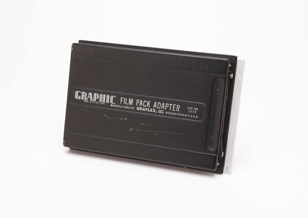 GRAFLEX GRAPHIC Film Pack Adapter - Cat #1234 - With Full Tri-x Film ...
