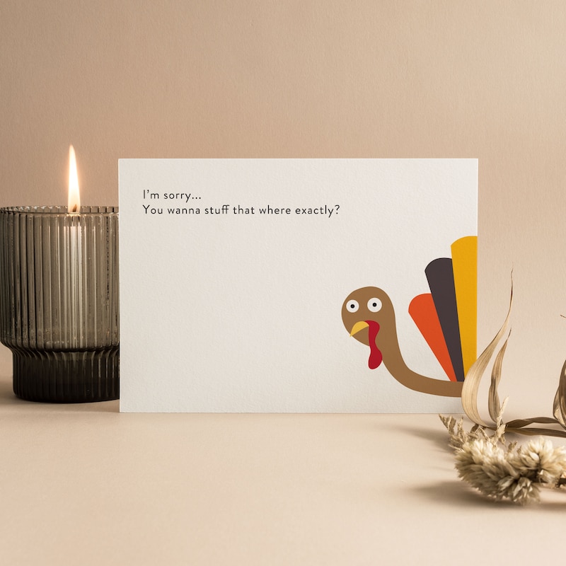 Funny Thanksgiving Cards - Etsy