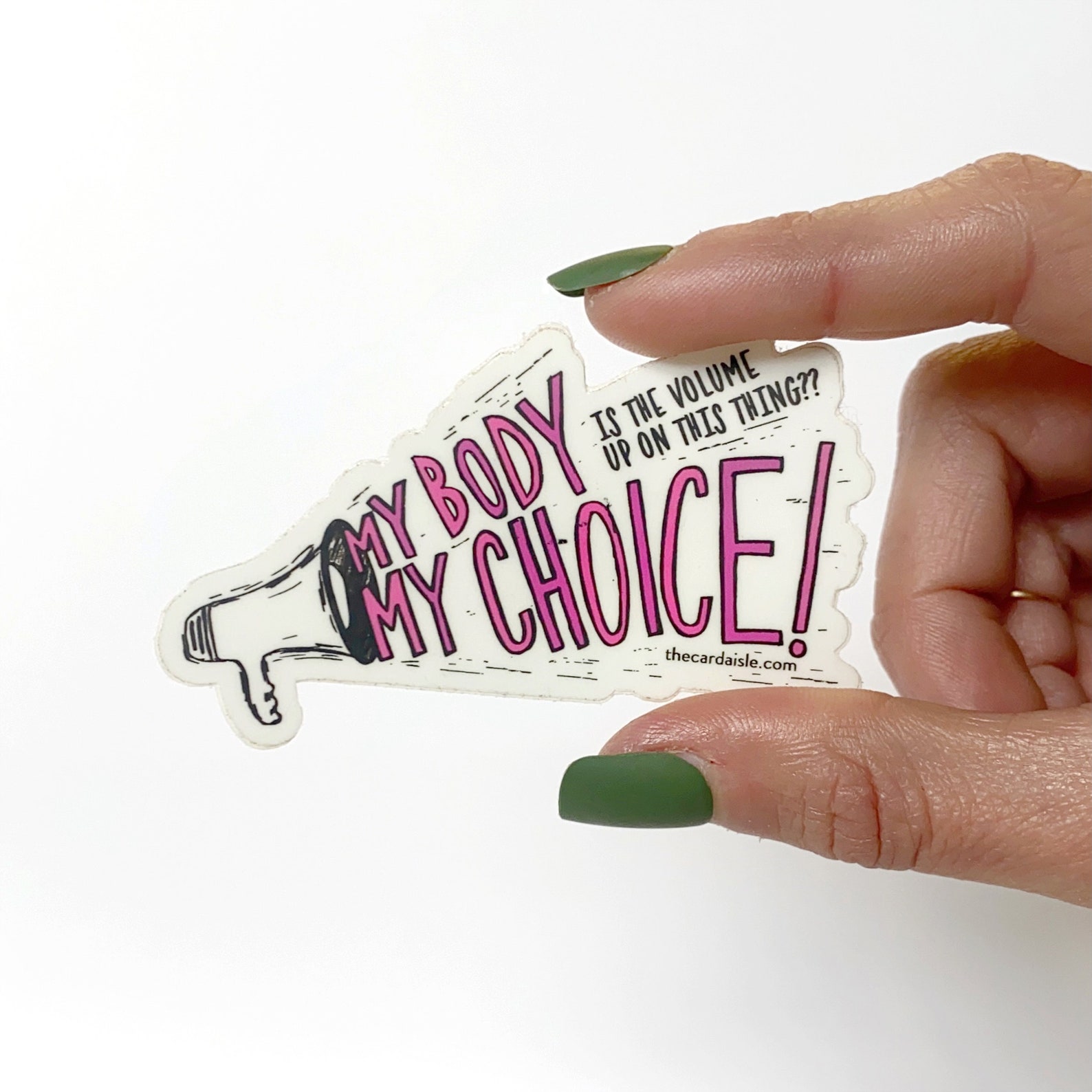 My Body My Choice Sticker Pro Choice Sticker Women's - Etsy