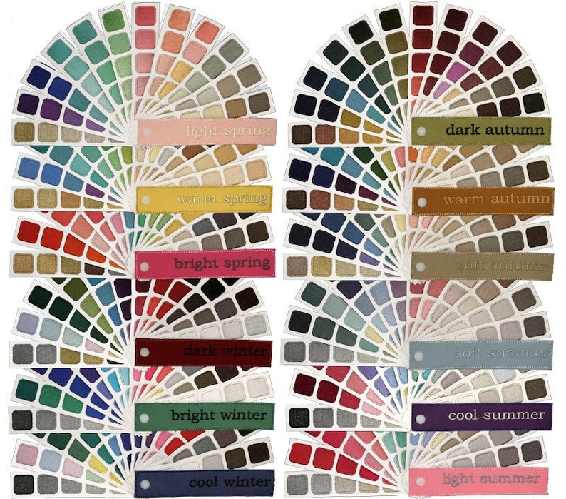 Set of 12 Color Harmony Swatch Books - Etsy