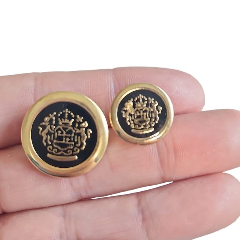 Gold Blazer Buttons - Etsy