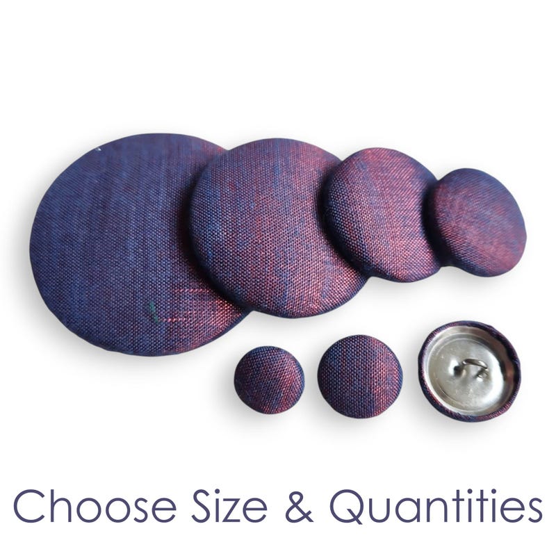 Purple Buttons - Etsy
