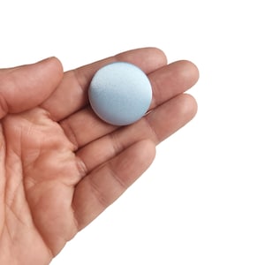 Baby Blue Silk Satin Buttons With a Shank - Elegant Handmade Touch for ...
