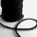 Black Elastic Bridal Button Loops - Etsy
