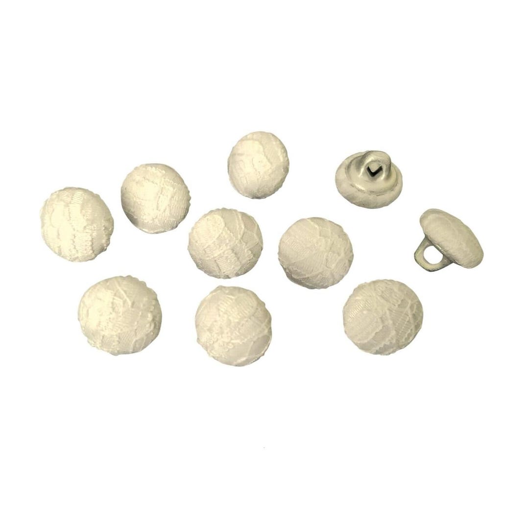 Ivory Lace Bridal Buttons - 3/8 Inches - 10 Mm - L16 - Set of 10 - Etsy