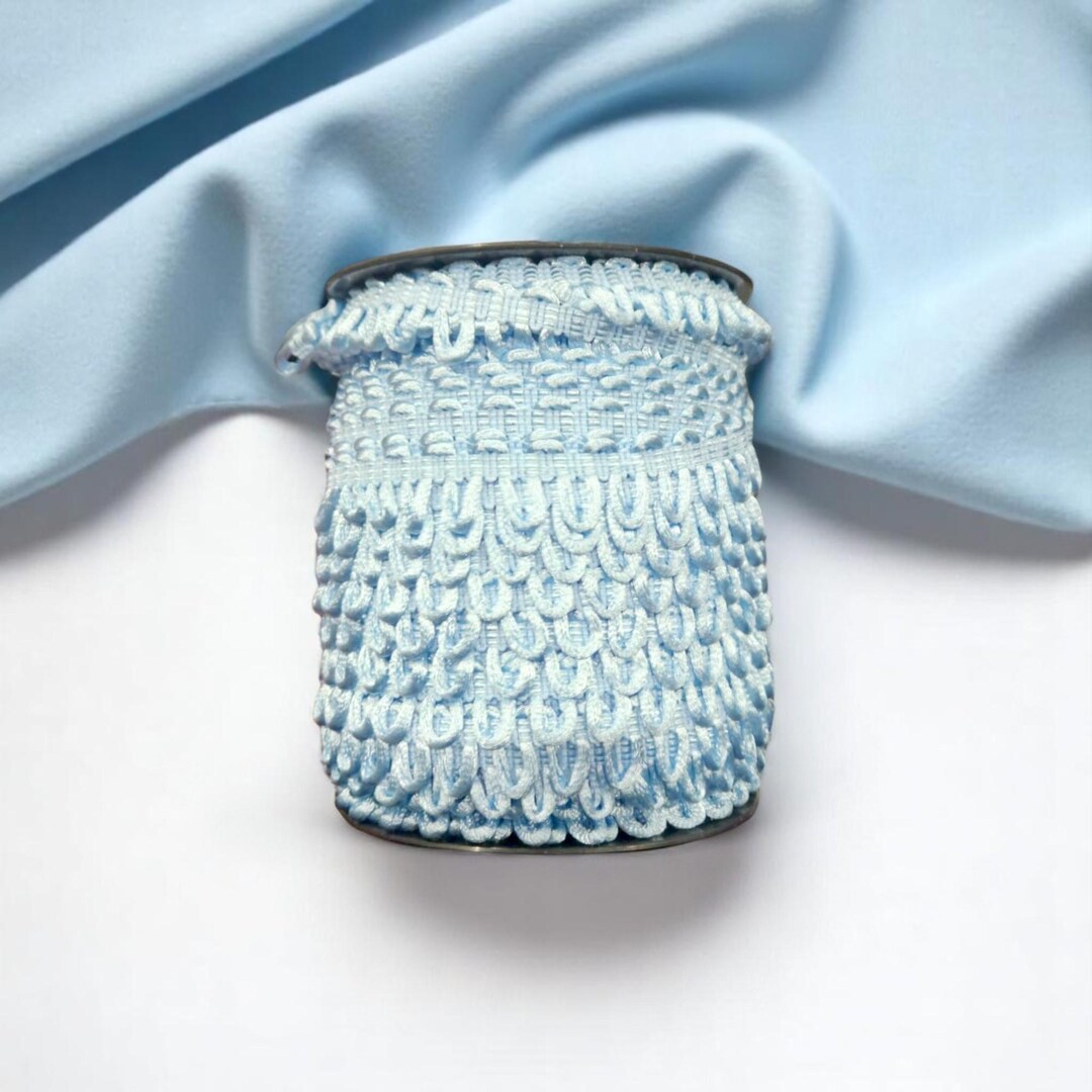 Baby Blue Satin Corset Loops for Corset Lacing, Non-elastic Button Loop ...