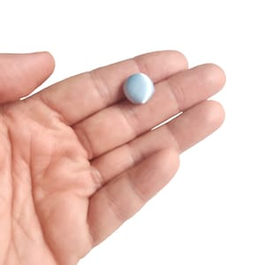 Baby Blue Silk Satin Buttons With a Shank - Elegant Handmade Touch for ...