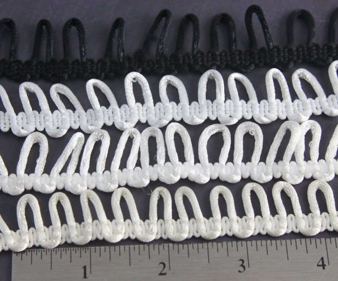 Ivory Elastic Bridal Button Loops - Etsy
