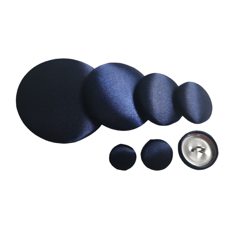 Antique Buttons Navy Blue - Etsy