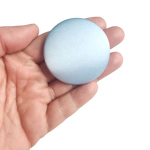 Baby Blue Silk Satin Buttons With a Shank - Elegant Handmade Touch for ...