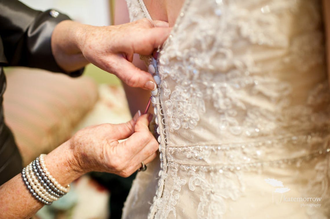 Champagne Elastic Bridal Button Loops - Etsy