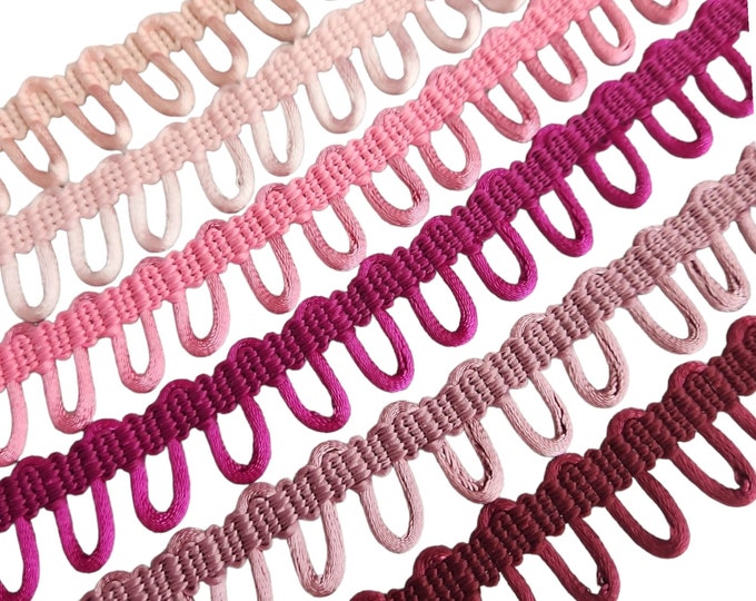 Baby Pink Elastic Bridal Button Loops - Etsy