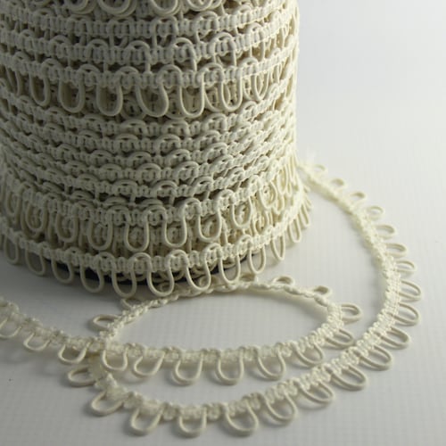 White Elastic Bridal Button Loops - Etsy