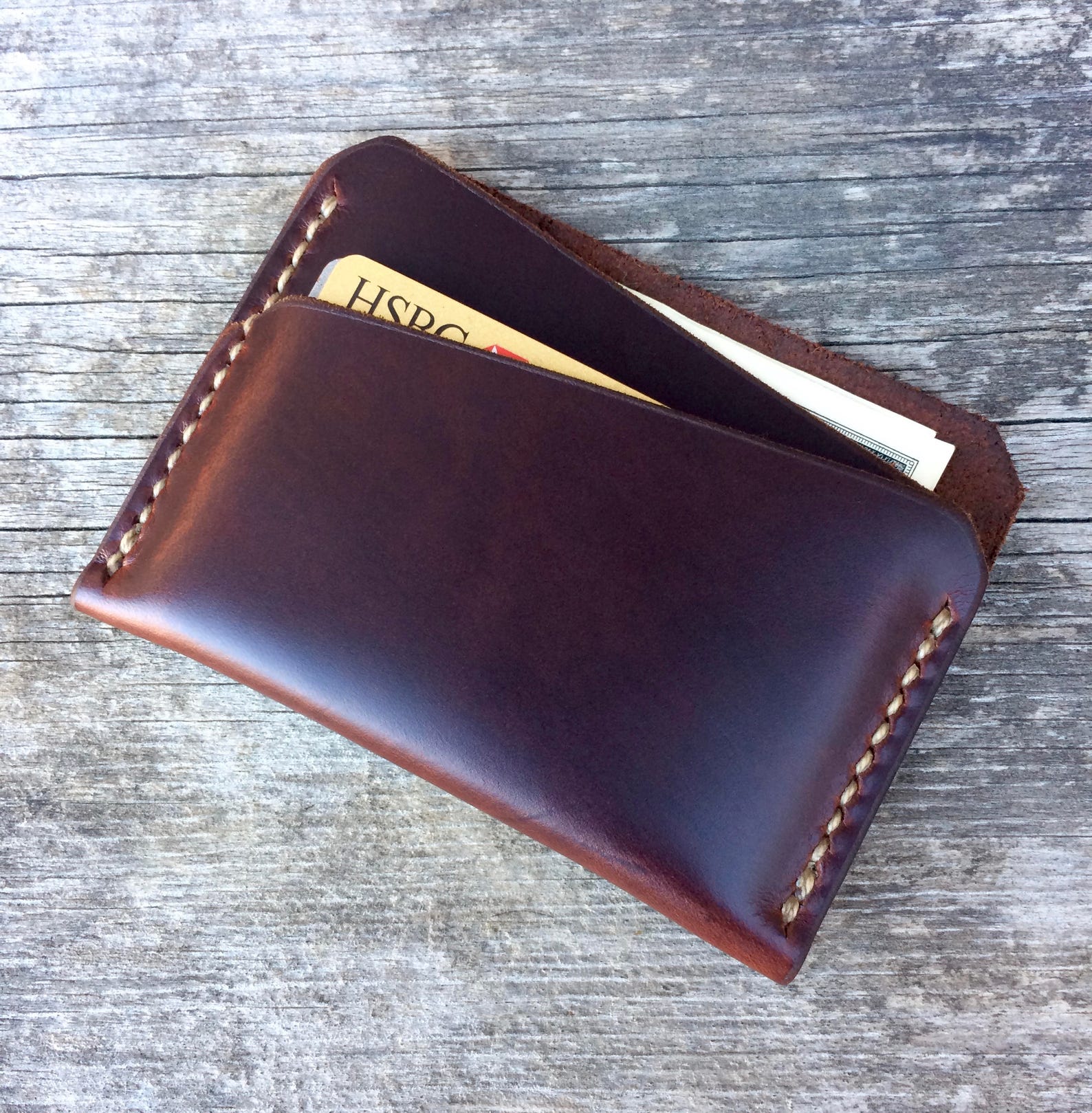 Minimalist Wallet Small Wallet Front Pocket Wallet Thin | Etsy