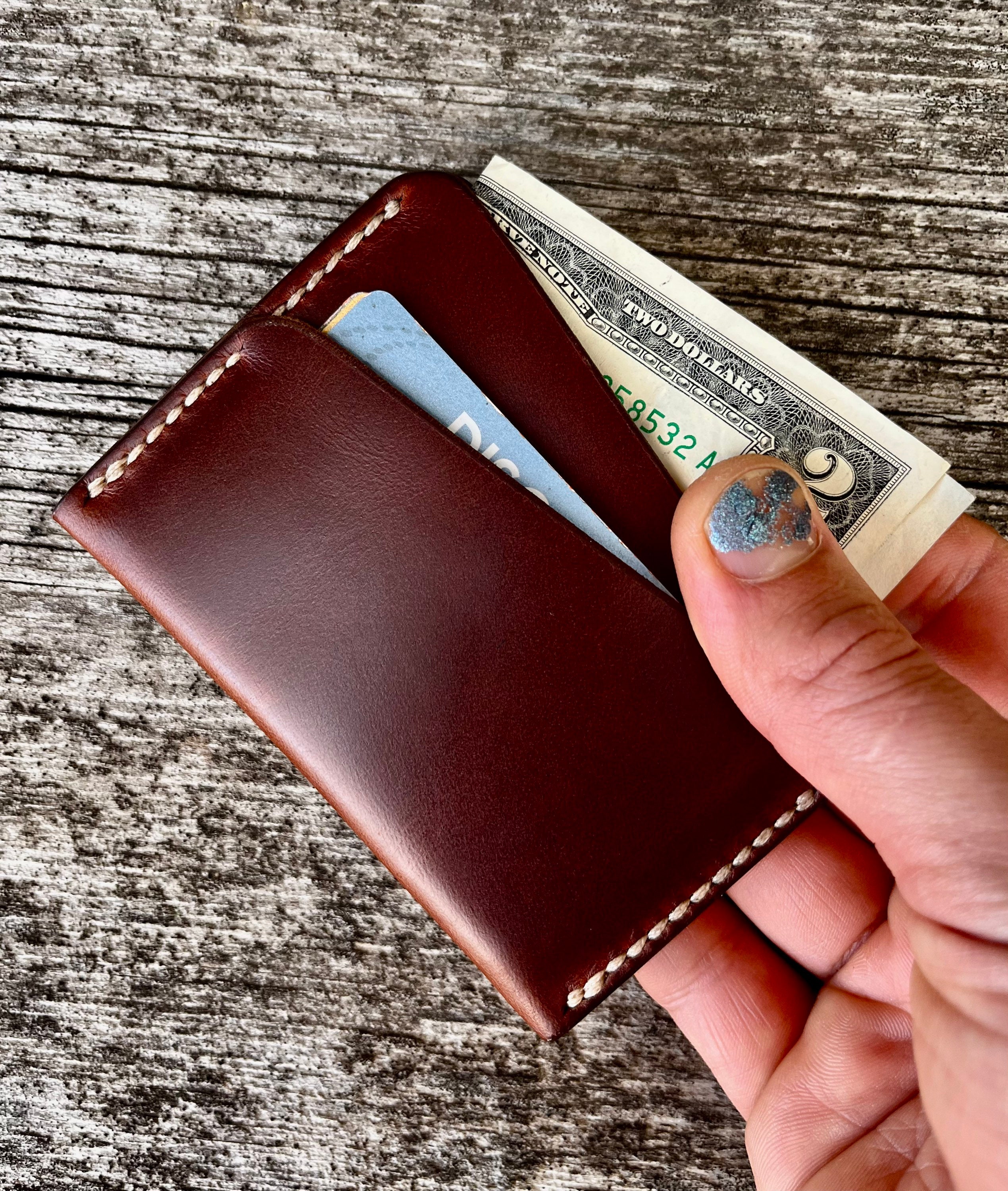 Minimalist Wallet Small Wallet Front Pocket Wallet Thin - Etsy UK