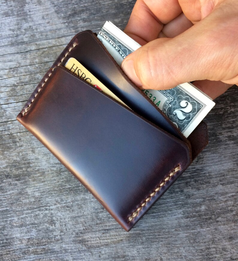 Minimalist Wallet Small Wallet Front Pocket Wallet Thin | Etsy