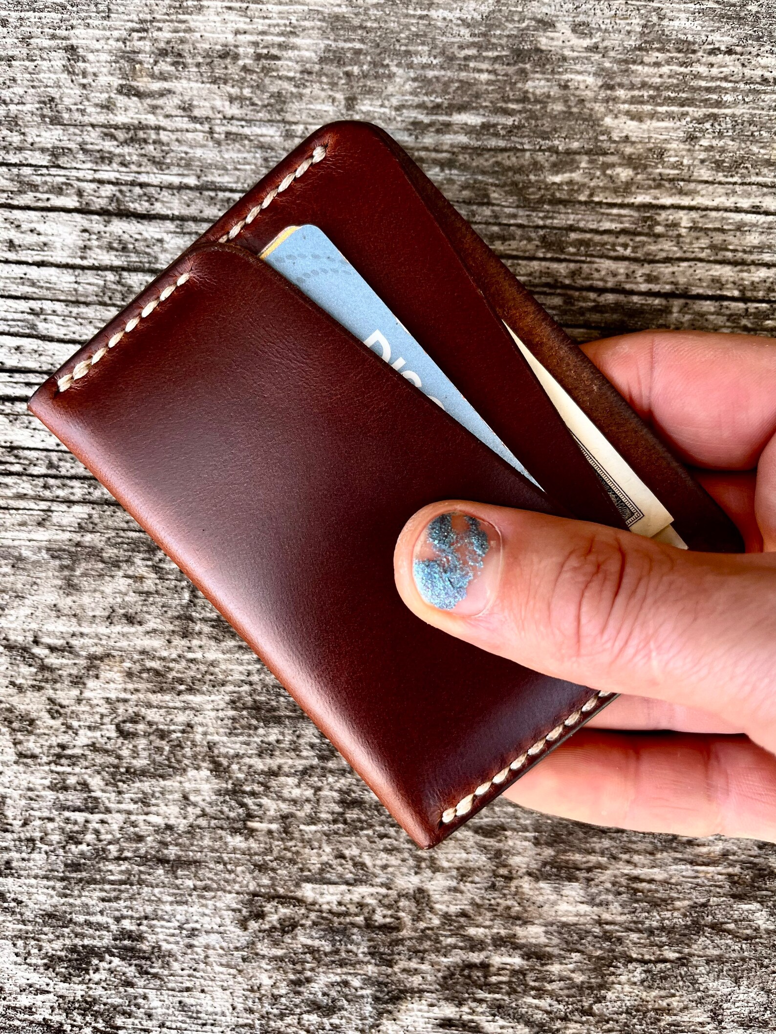 Minimalist Wallet Small Wallet Front Pocket Wallet Thin - Etsy UK