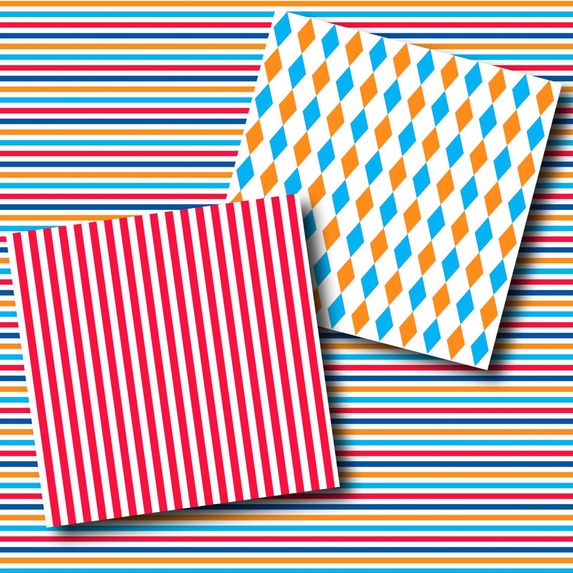 Printable Craft Carnival Papers Circus Printable Carnival | Etsy