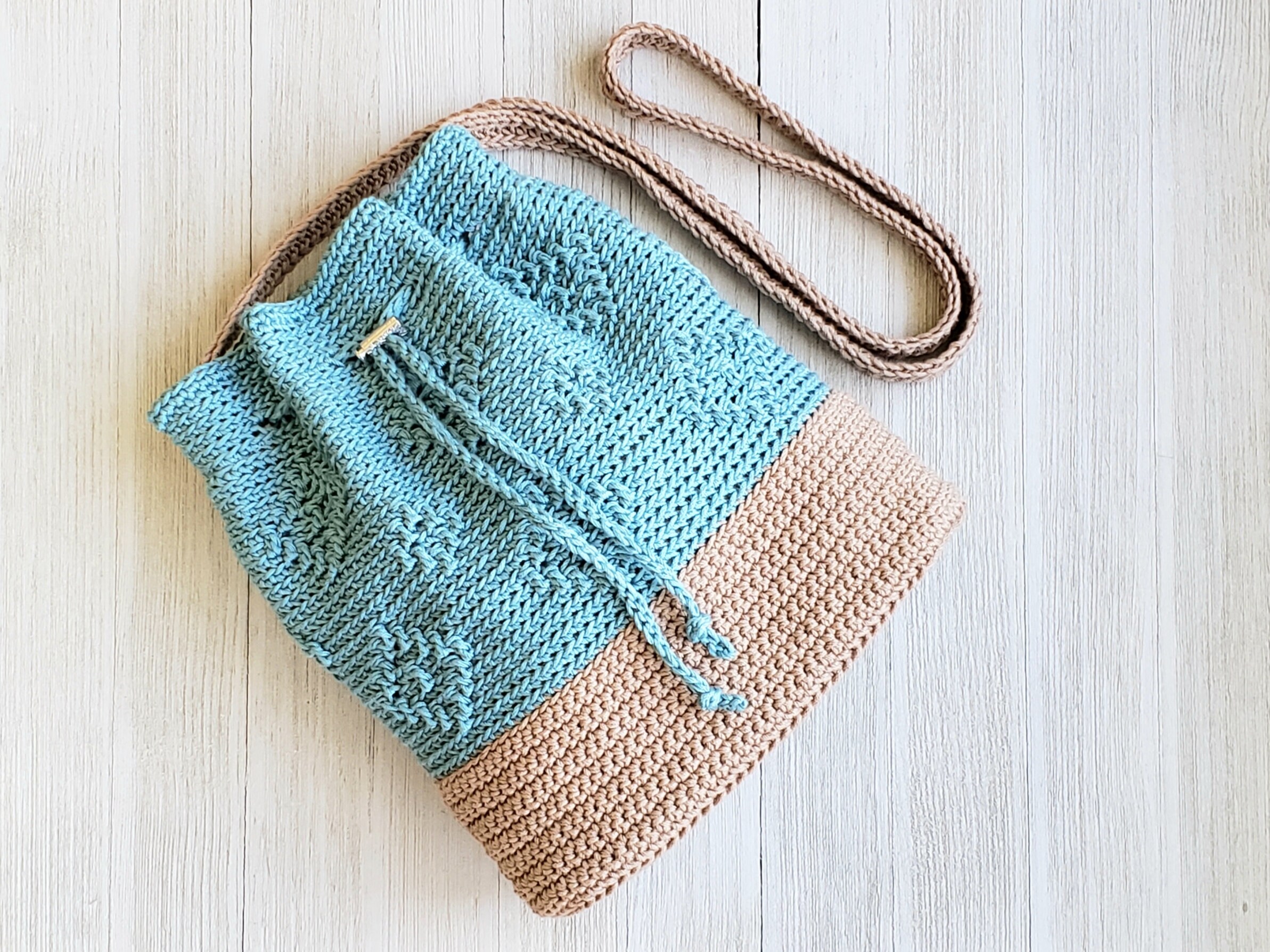 Crochet Bag PATTERN Diamond Drawstring Bag DIY Crochet | Etsy