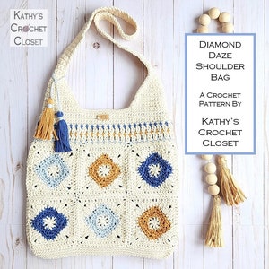 Diamond Daze Collection - Crochet PATTERN Bundle Bag & Hat Designs (PDF ...