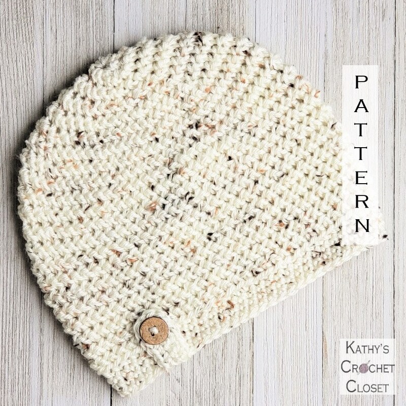 Crochet Button Hat - Etsy