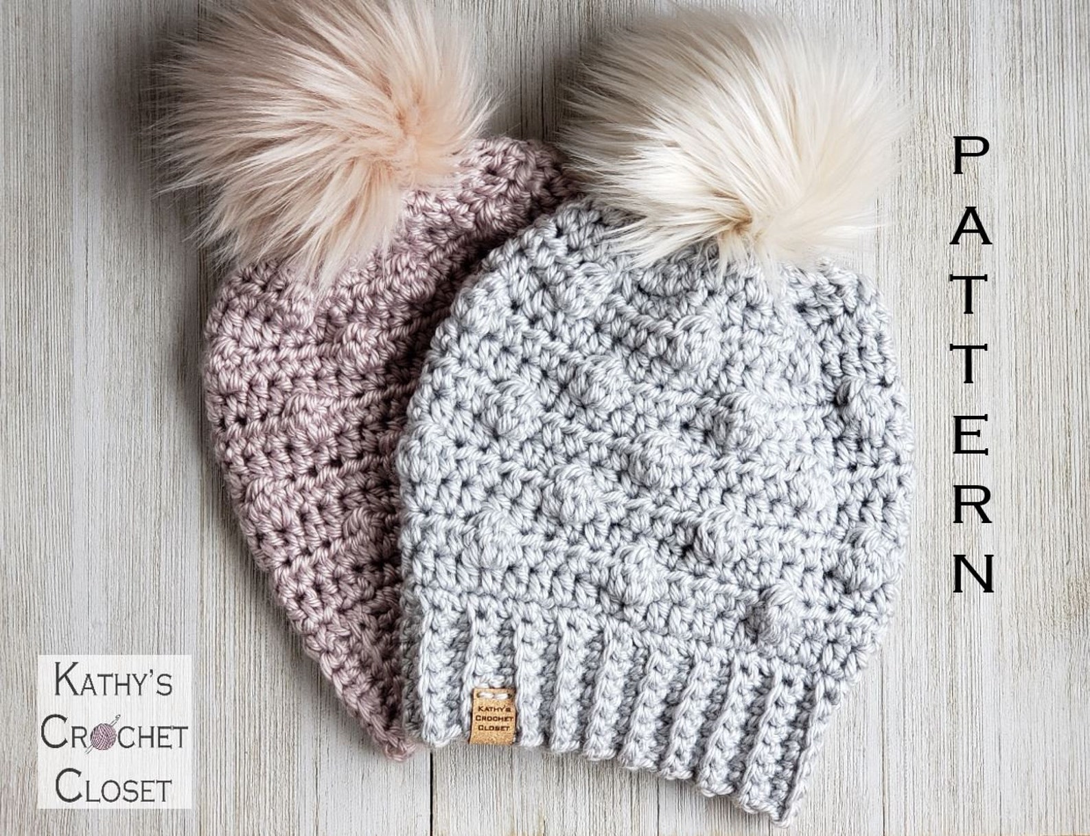 Crochet Hat PATTERN Chunky Dot Beanie Polka Dot Hat | Etsy