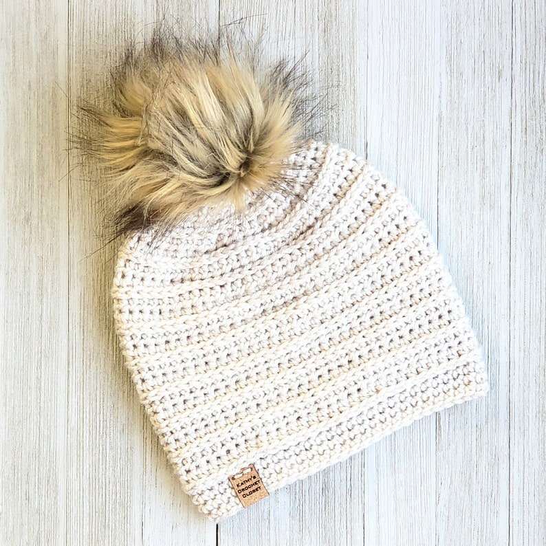 Chain Ridge Beanie - Crochet Slouchy Hat PATTERN (PDF Download) - Etsy