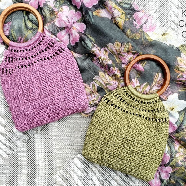 Wooden Handle Bag - Etsy