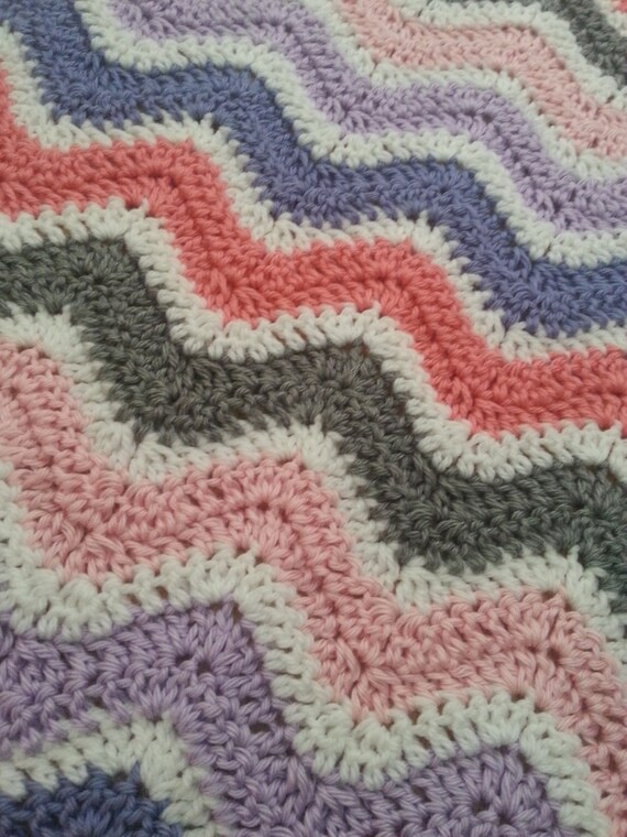 Crochet Ripple Baby Blanket