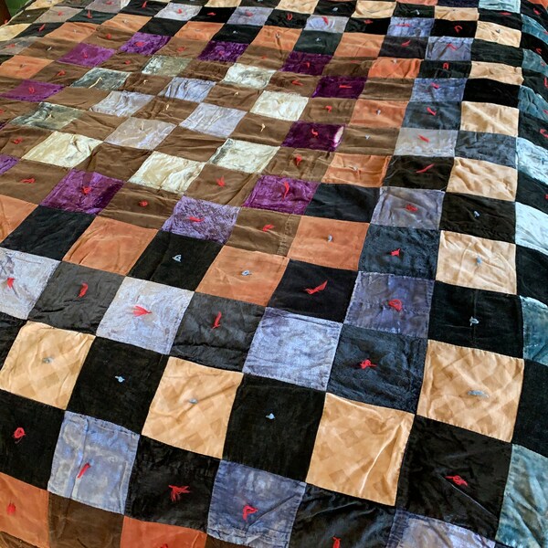 Velvet Patchwork - Etsy