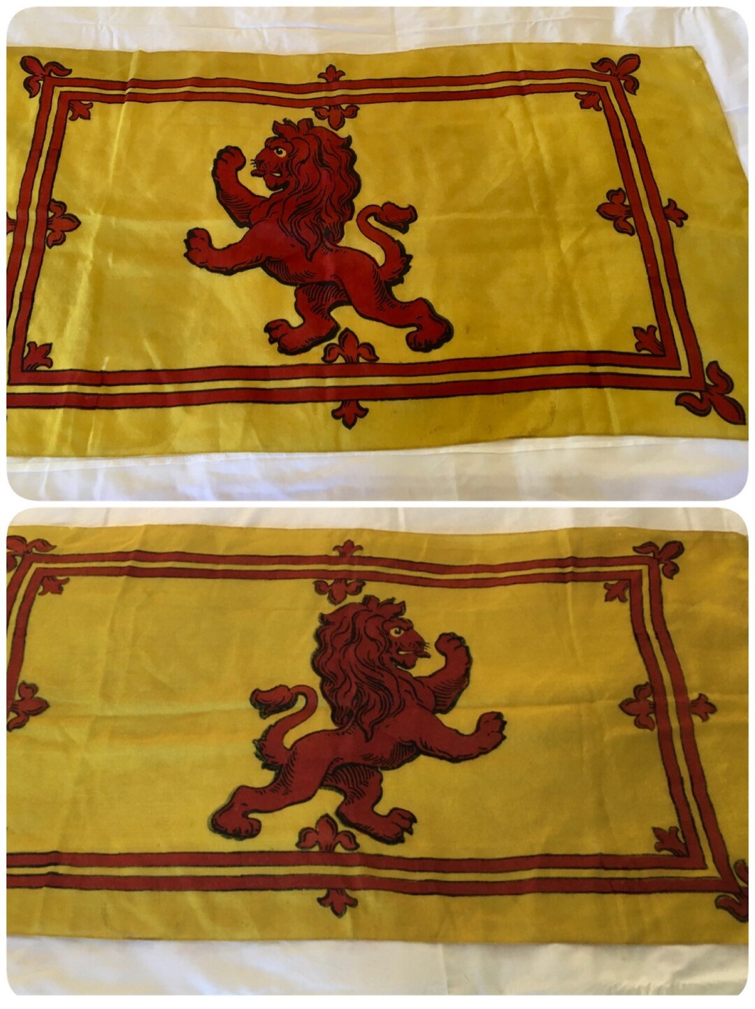 Vintage Royal Banner of Scotland Lion Rampant Flag - Etsy