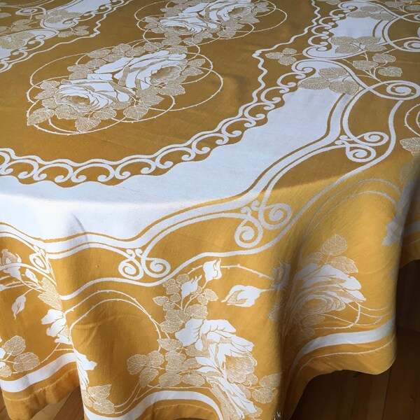 Damask Tablecloth - Etsy