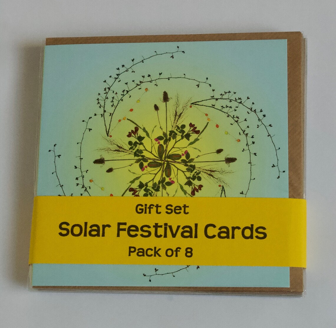 Solar Festival Full Set of 8 Greetings Cards - Gift Pack - Etsy