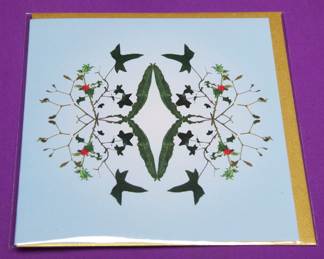 4-pack WINTER SOLSTICE / CHRISTMAS Greetings Cards - Etsy