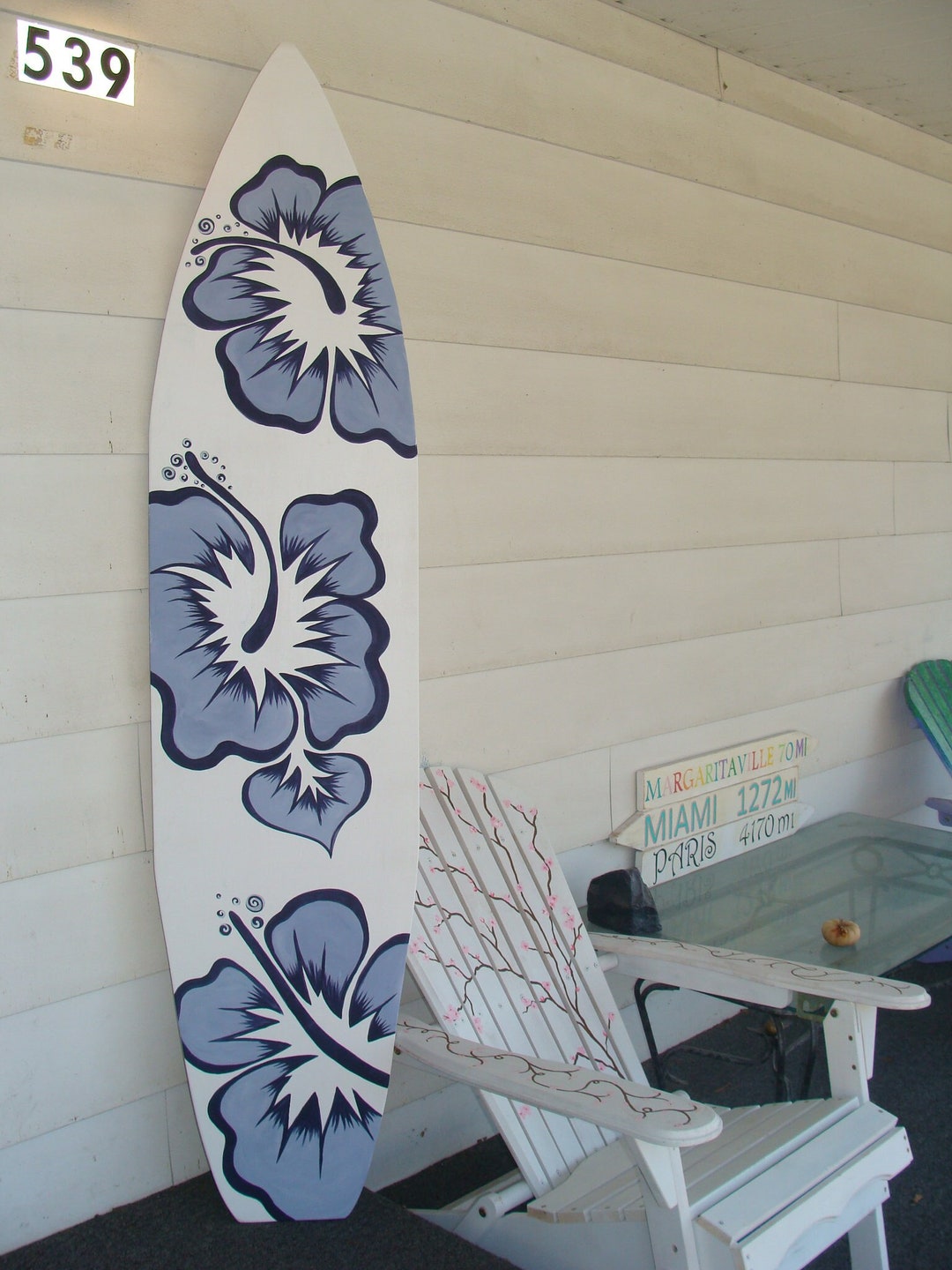 Limited Time Design: 6 Foot Wood Hawaiian Surfboard Wall Art Decor or ...