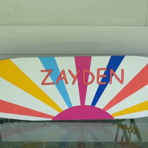 6 Foot Wood Hawaiian Surfboard Wall Art Decor or Headboard Kids Room ...