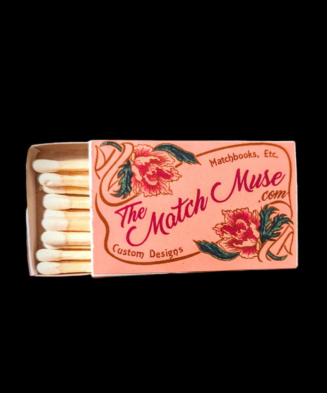 CUSTOM Matches Wooden Matchsticks in Custom Matchboxes Wedding, Bridal ...