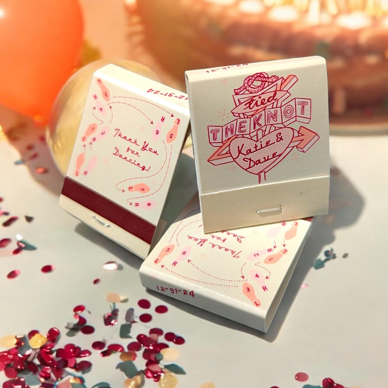 Wedding Matchbook - Etsy