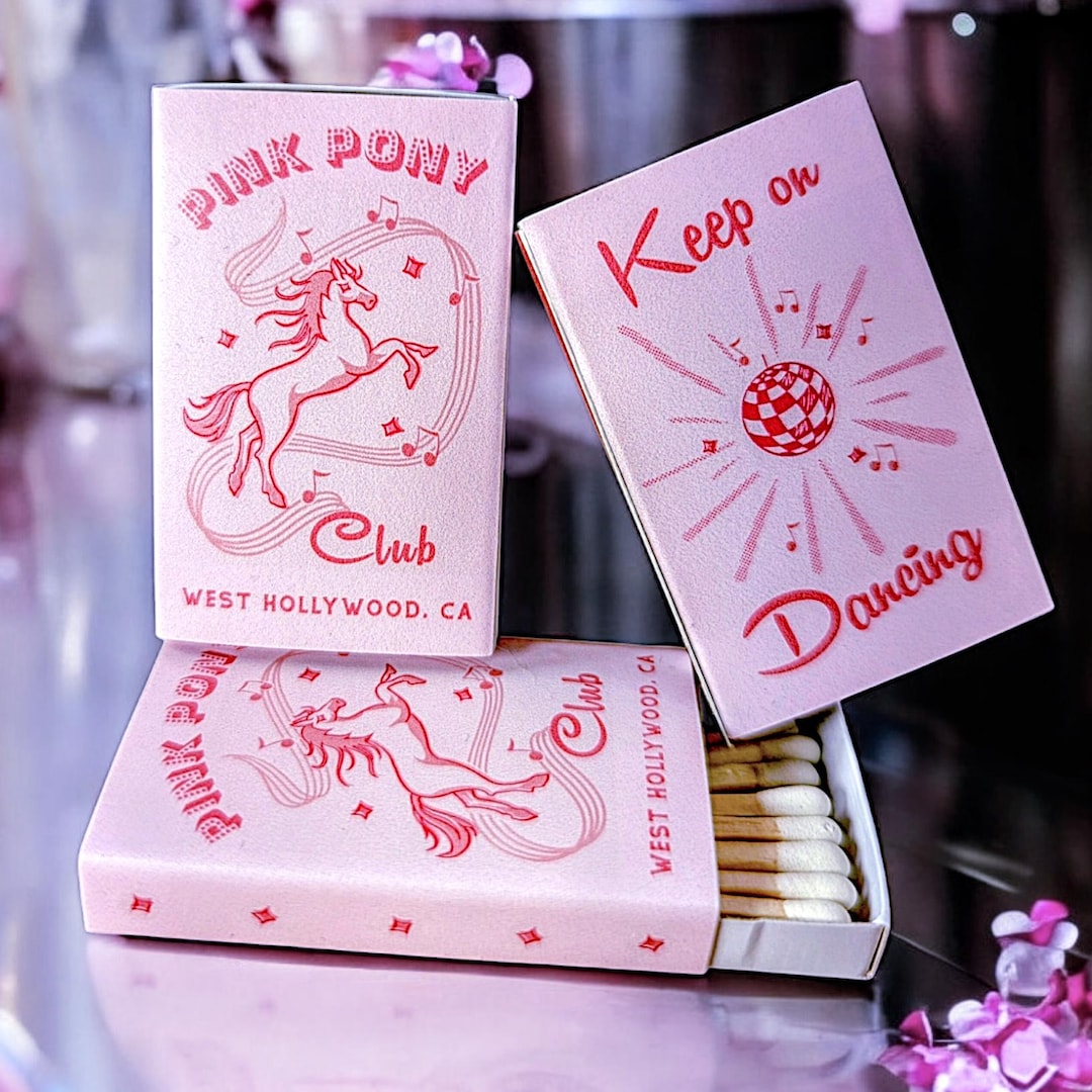 Pink Pony Club Matches Matchbox Set Gift for Girlfriend Gift for LGBQ ...