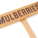 MULBERRIES Sign, Fruit Marker, Outdoor Sign, Yard Art, Hanging Fruit ...