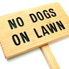 NO MULCH Sign, Garden Marker, Outdoor Sign, Yard Art, Warning Marker ...