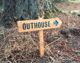 Outhouse signs | Etsy